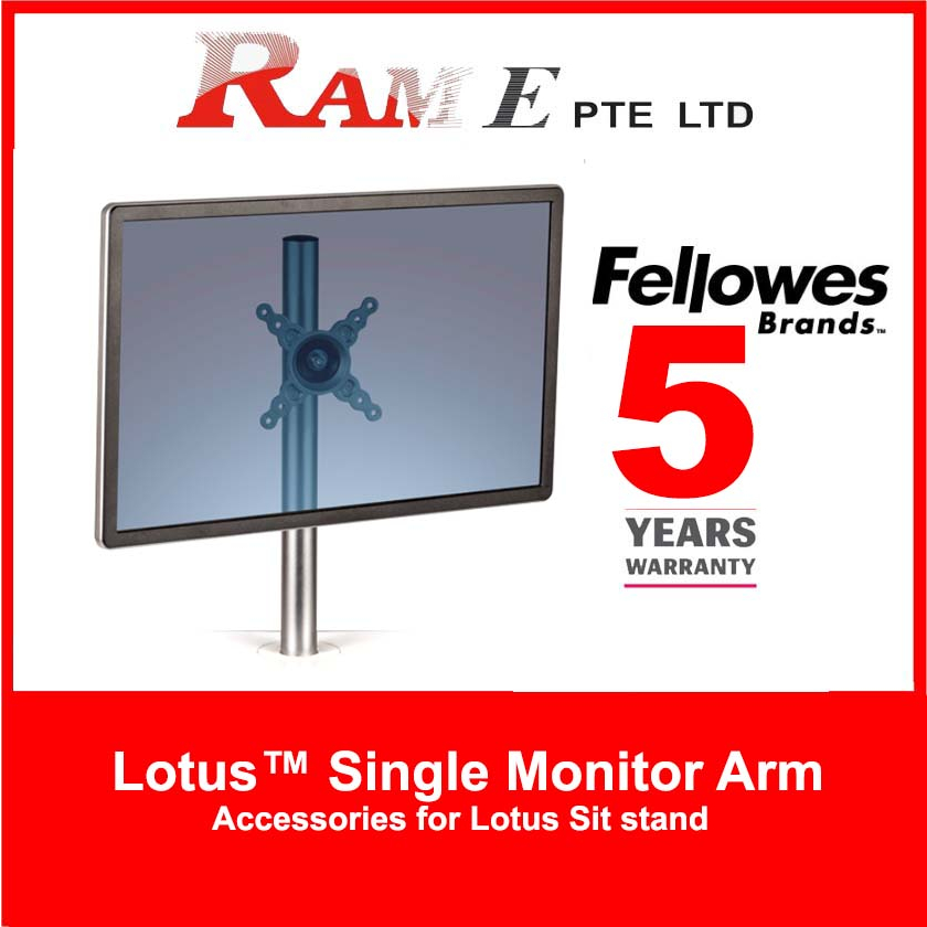Fellowes Lotus™ Single Monitor Arm (Lotus Sit stand Only) | Shopee ...