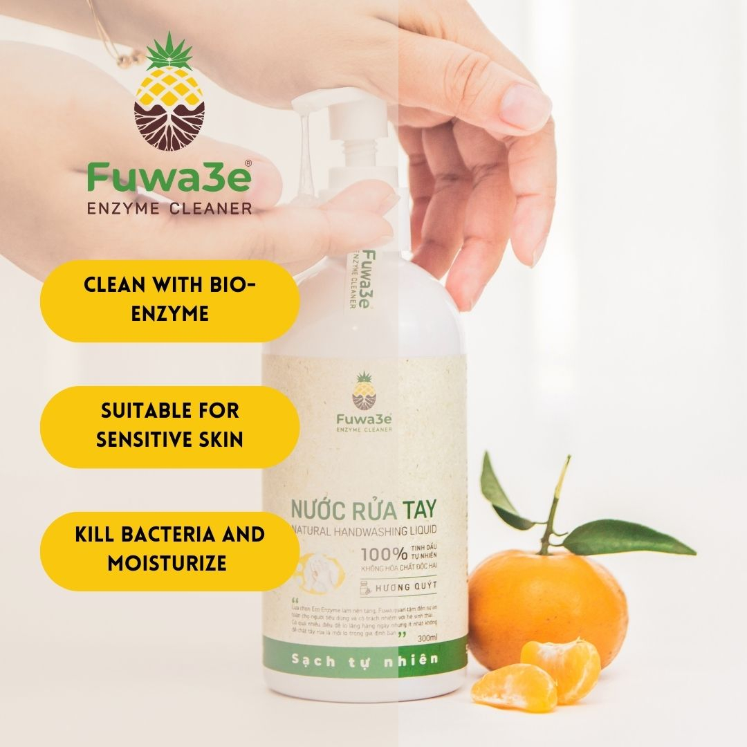 [Fuwa3e] Hand wash gel 300ml (For sensitive hands and safe for ezcema ...
