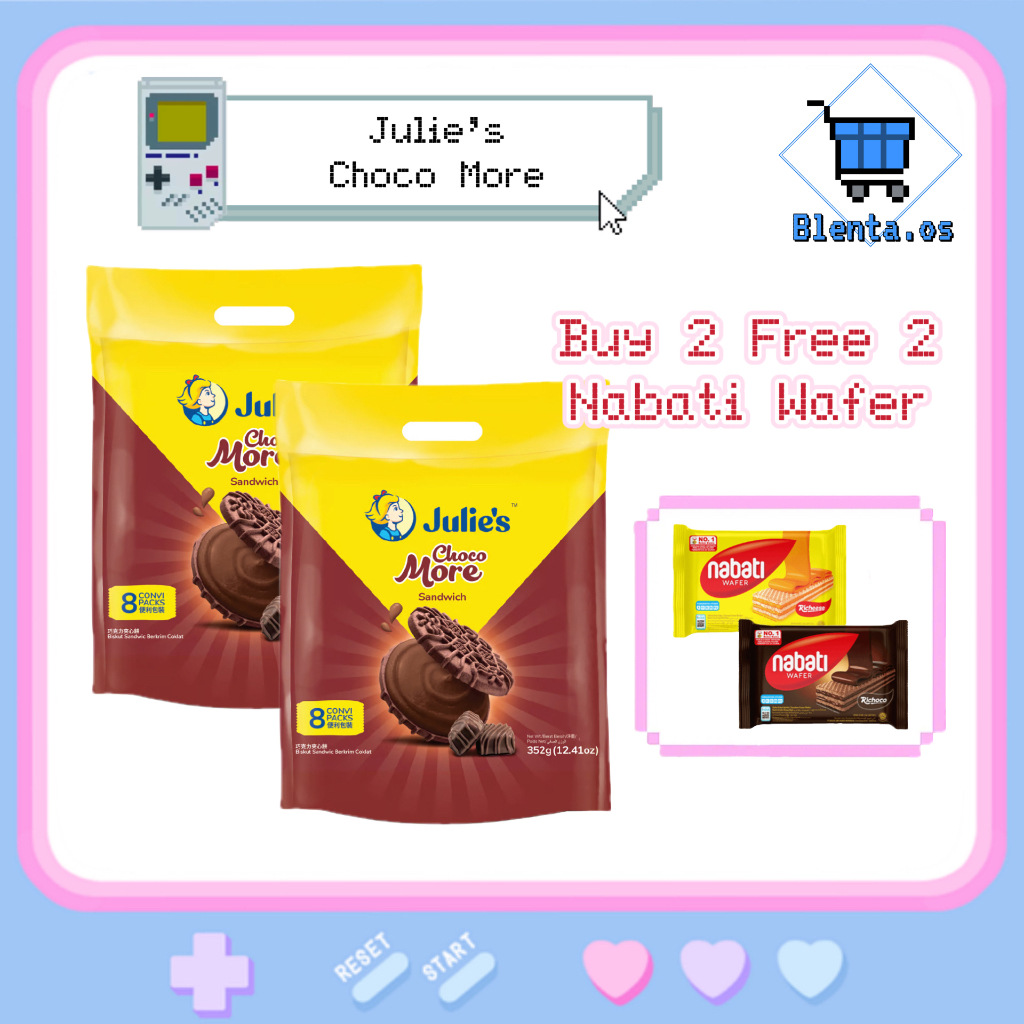 Julie’s Choco More Sandwich Biscuit 352g (8packs)🔥SG READY STOCK🔥 | Shopee Singapore