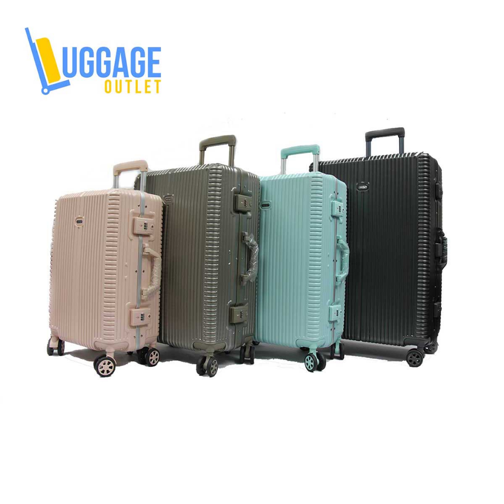 Elegant Polycarbonate Aluminium Frame Luggage with 8 Spinner Wheels ...
