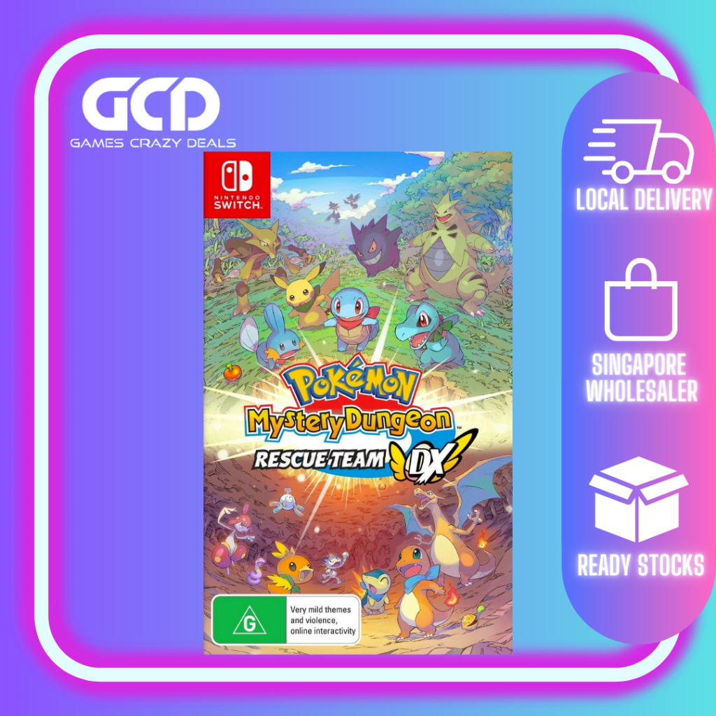 Nintendo Switch Pokemon Mystery Dungeon: Rescue Team DX (AU) | Shopee ...