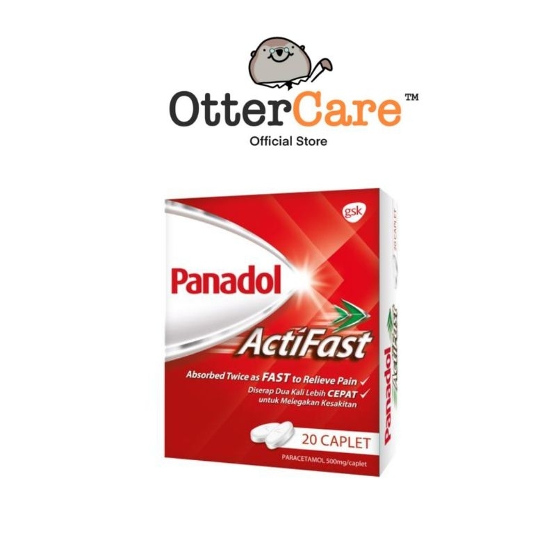 Panadol Actifast 500mg 20s - For Faster Pain Relief (Exp: 11/25 ...