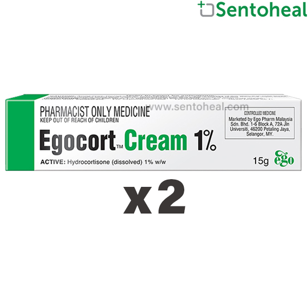 Egocort Cream 1% 15g (Hydrocortisone) | Shopee Singapore