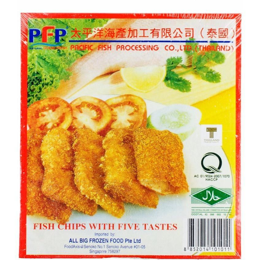 Delight Fish Chip with Five Taste 美味五香炸鱼柳500g 10 pieces/packet | Shopee ...