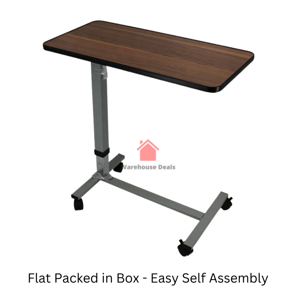 Premium Overbed Table | Height Adjustable Over Bed | Bedside Table ...