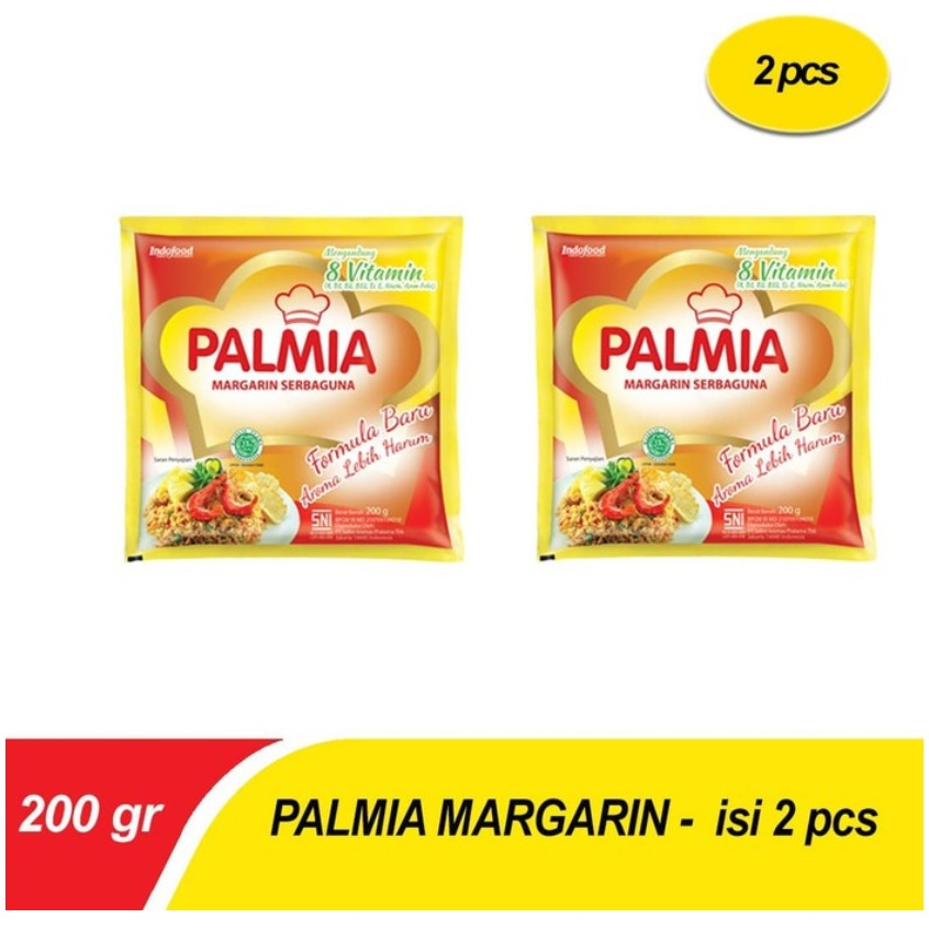 Royal Palmia Butter Margarine Sachet 200gr Bundle of 3 / Margarine ...
