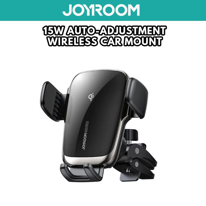 Joyroom 15W JR-ZS248 Car mount Auto Clamping Wireless Charger Car Phone ...