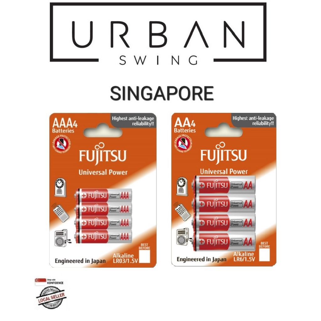 Fujitsu Alkaline 1.5V AA/AAA Anti Corrosion Battery | Shopee Singapore