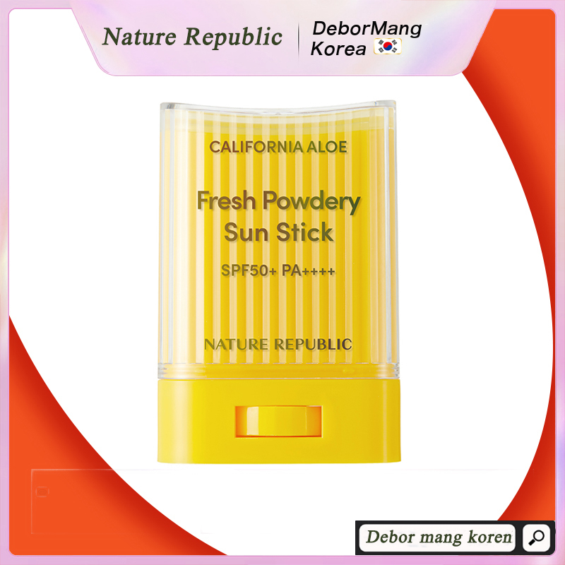 Nature Republic California Aloe Fresh Powdery Sun Stick SPF50+ PA ...
