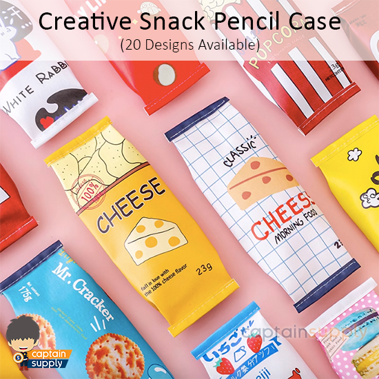 Creative Snack Packaging Pencil Case Pen Stationery Stationeries Pouch ...