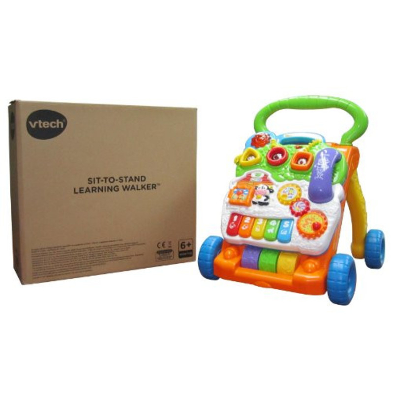 Vtech Sit to Stand Learning Walker (Orange) | Shopee Singapore