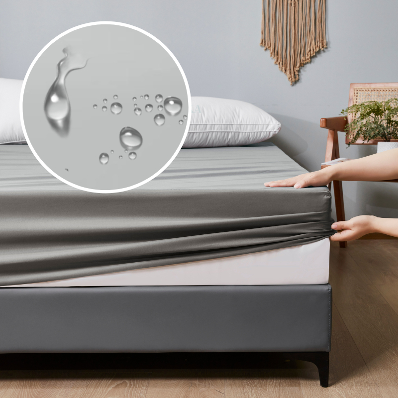 🇸🇬 Ready Stock Waterproof Mattress Protector Fitted Bedsheet Cover King ...