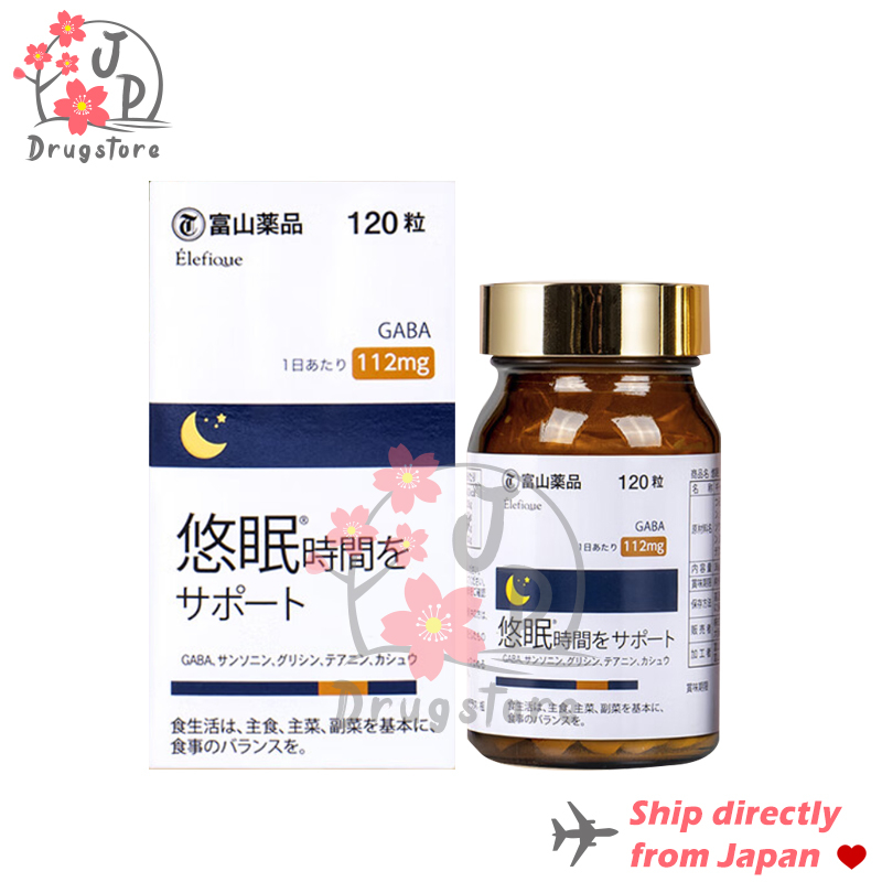 Toyama medicine GABA sleep aid 120 tablets (Ship directly from Japan ...