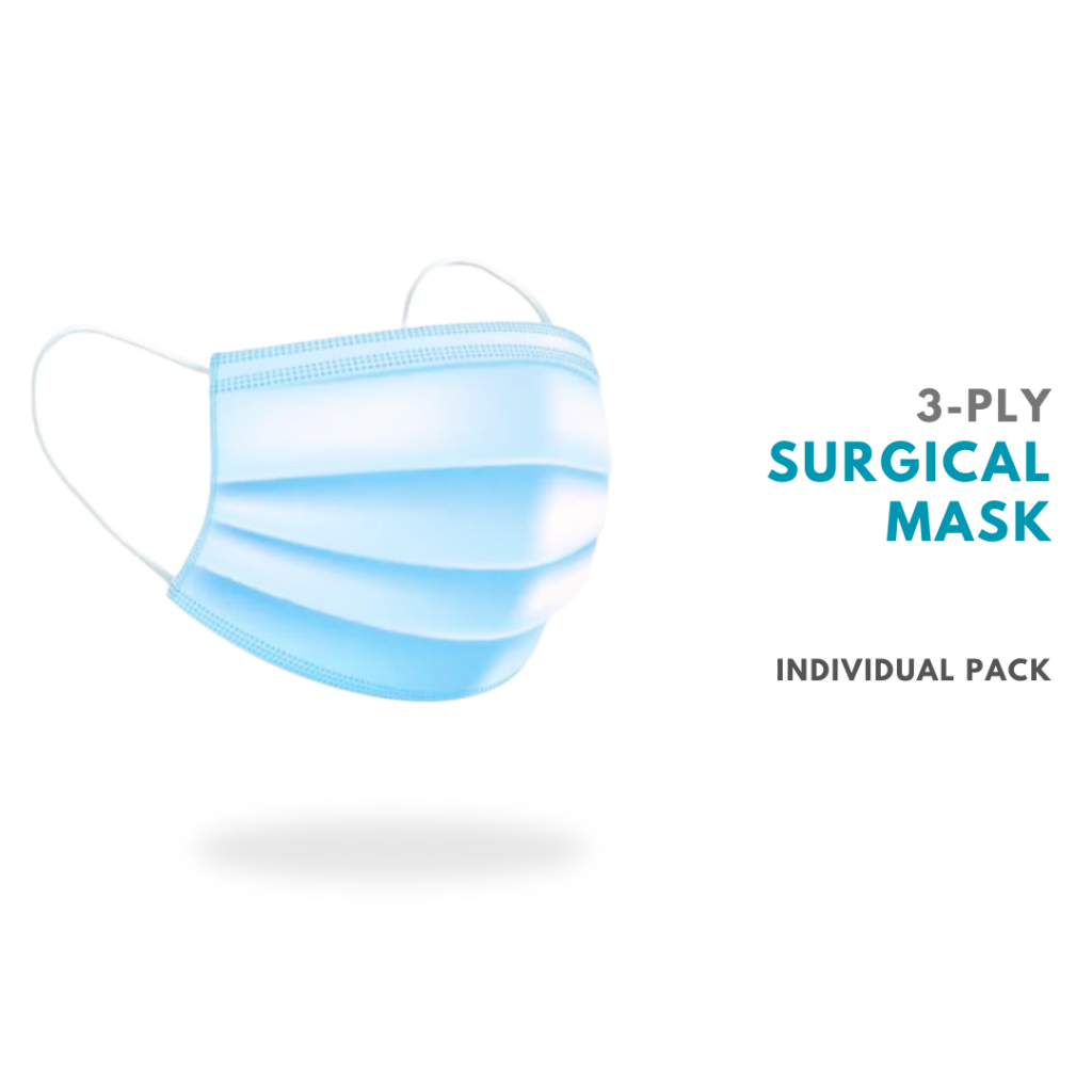 [Individual Pack] KLH617S-IDVL Klean AIRsome 3-Ply Surgical Face Mask ...
