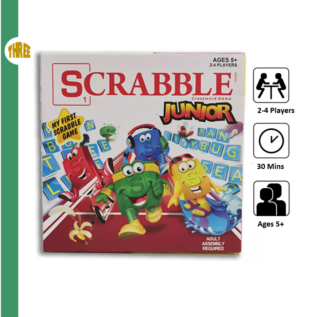 [Local Store]Scrabble Junior Game Family Game Kids Game Kids Board Game ...