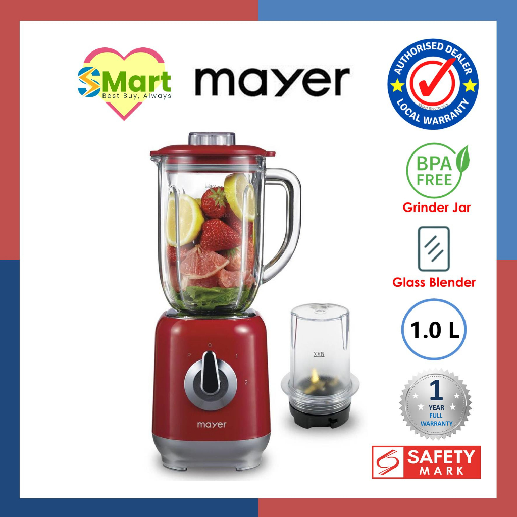 Mayer 1L Blender Jar with Grinder [MMBJ1310] | Shopee Singapore