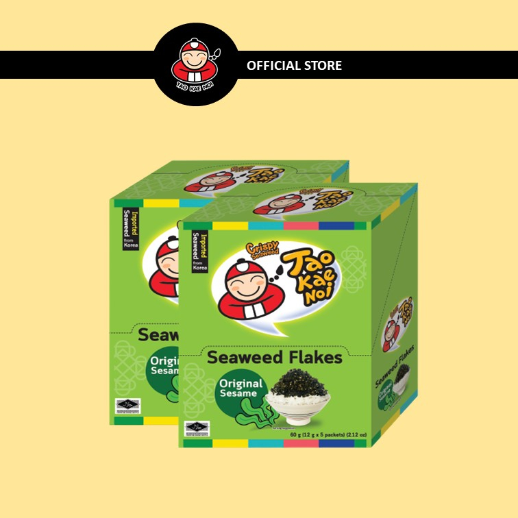 TaoKaeNoi Seaweed Flakes 12g x 5s (2 Boxes) | Shopee Singapore