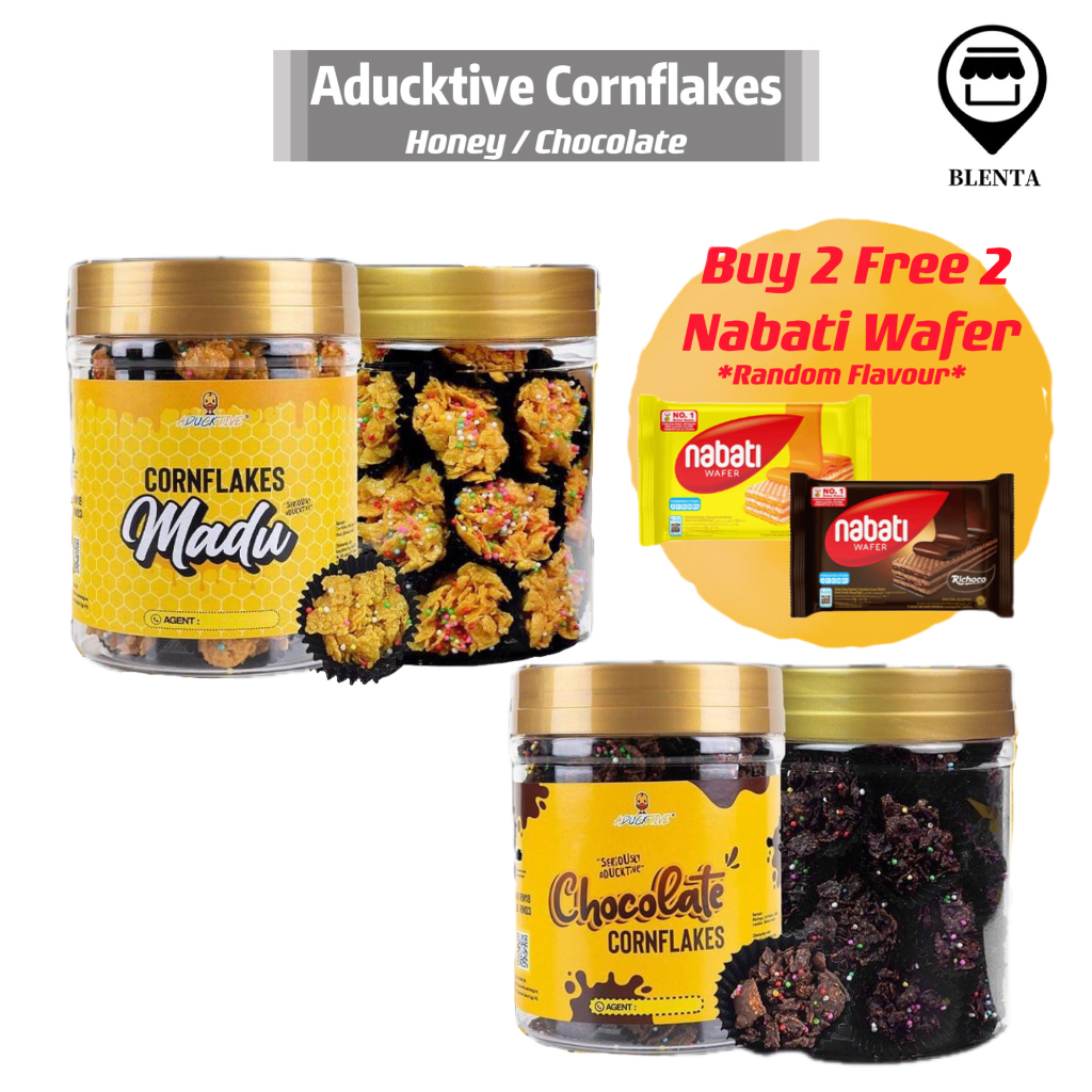 Aducktive Cornflakes Honey/Chocolate🔥SG READY STOCK🔥Raya Cookies ...