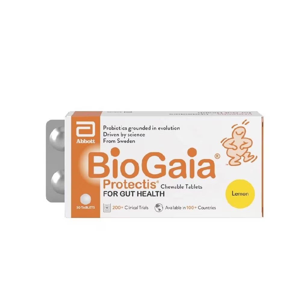 [READY STOCK] Biogaia Probiotic Protectis Chewable Tablet 30s (Lemon ...