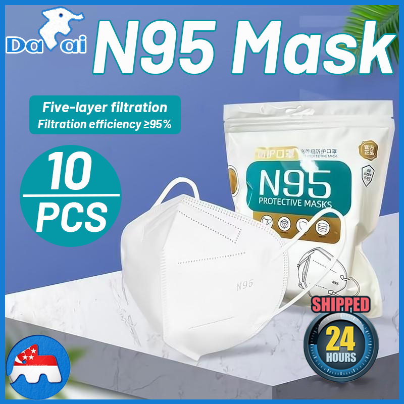 🇸🇬 [In Stock]10Pcs N95 Mask Individually Packaged Five-Layer Safety ...