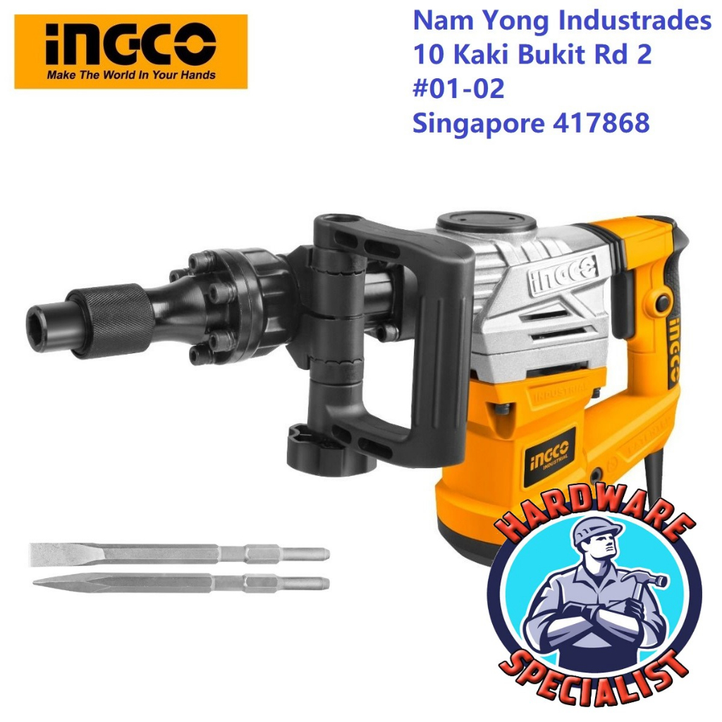 Ingco PDB130018 1300W Demolition Hammer Breaker | Shopee Singapore