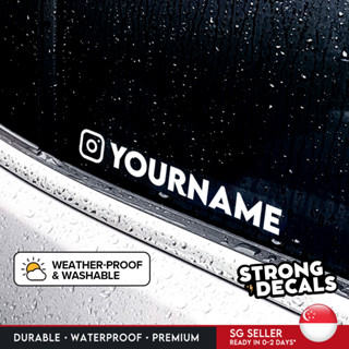 [SG Seller] Insta Sticker for Cars Motorcycles Vans Lorries Buses ...