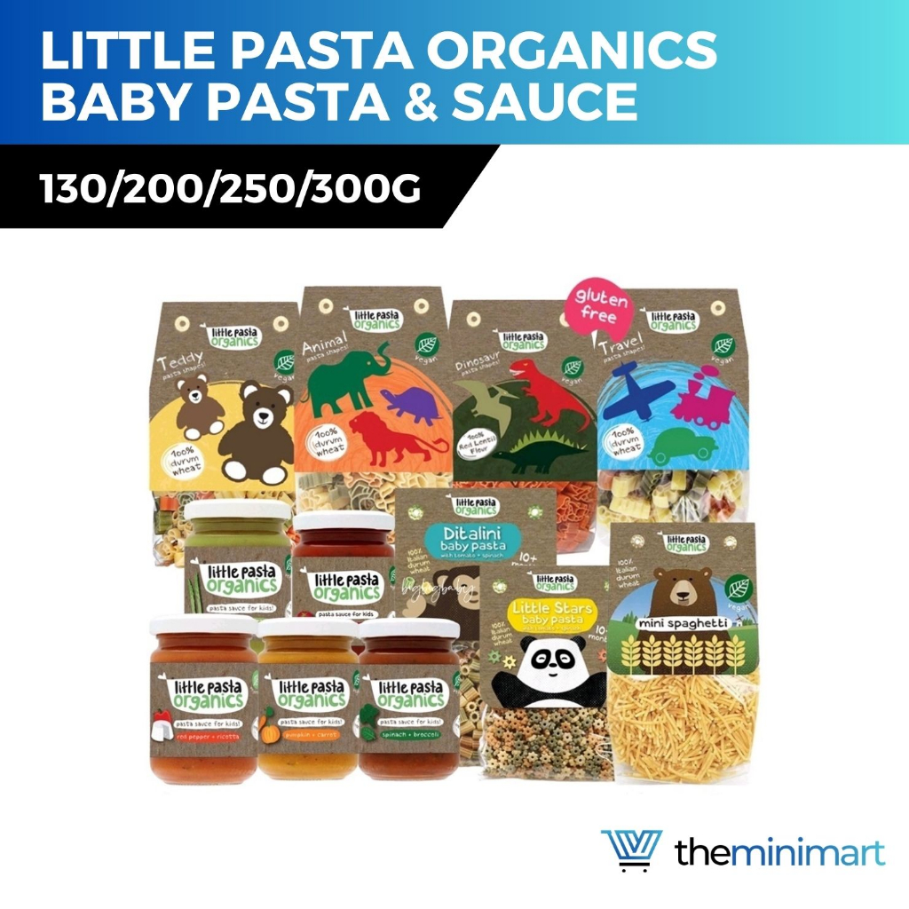 Little Pasta Organics Baby Pasta - 130g, Halal Sauce, Delicious, Kid ...