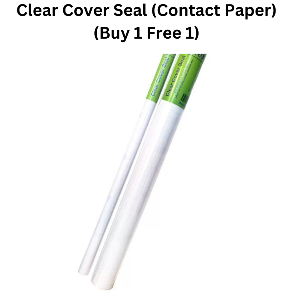 Clear Cover Seal (Contact Paper) (Buy 1 Free 1) | Shopee Singapore