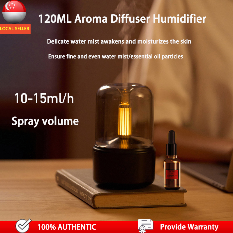 SG Stock 120ml Aroma Diffuser Humidifier Air Humidifier Portable ...