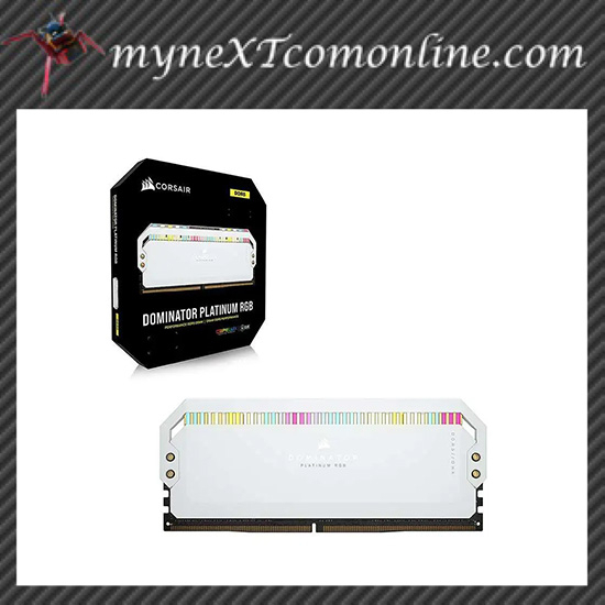 Corsair DOMINATOR PLATINUM RGB 32GB (2x16GB) DDR5 DRAM 5600MHz C36 Memory Kit - White | Shopee ...