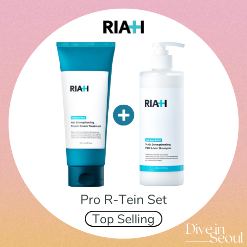 [RIAH] Scalp Strengthening Pro R-tein Shampoo 400ml & Treatment 200ml ...