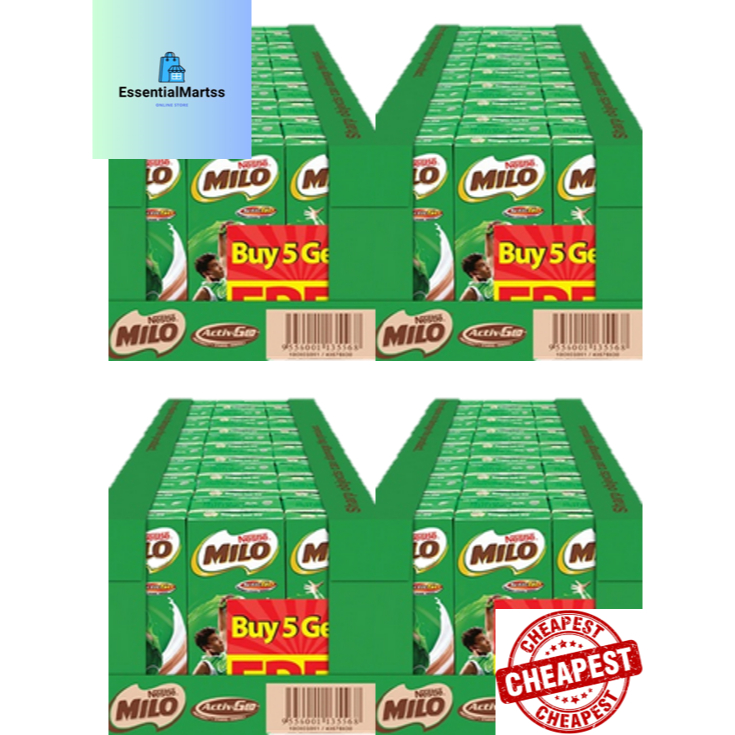 [Bundle of 4] Nestle Milo Packet Drink (24 x 200ml) | Shopee Singapore