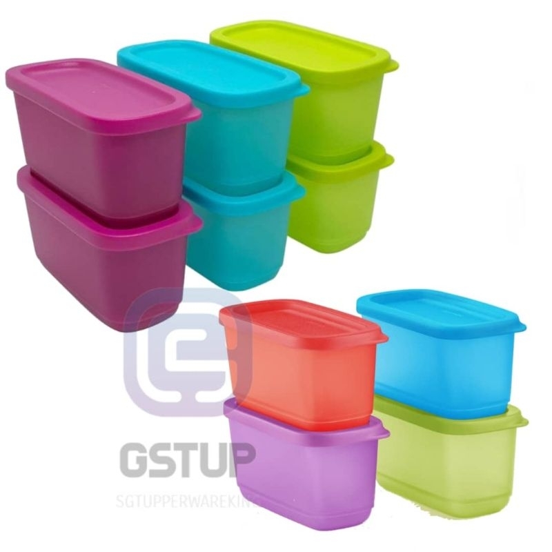 Tupperware Cubix Mini Rectangular 250ml | Shopee Singapore