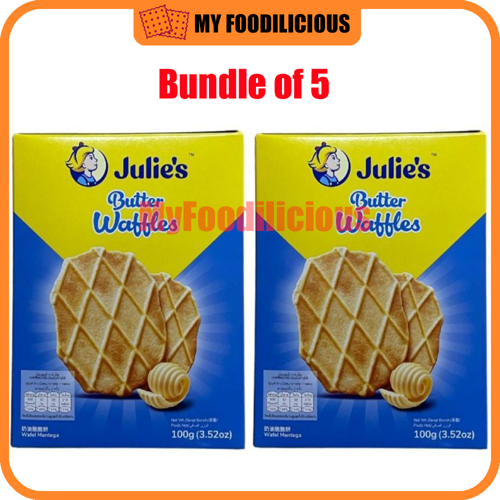 Julies Butter Waffles 100g Halal Shopee Singapore