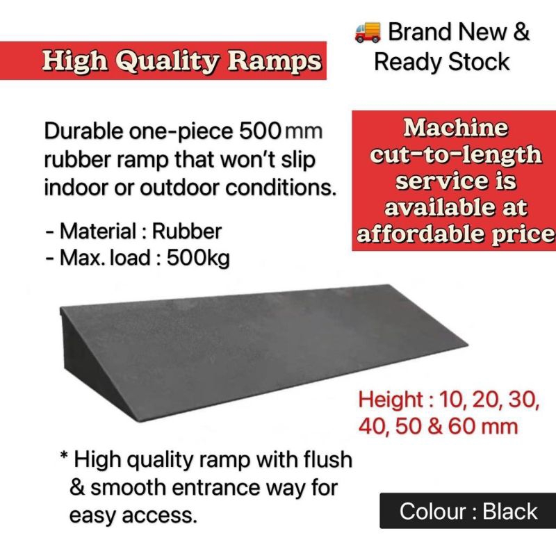 [🇸🇬 BELL] Small Dimension Ramps for use on Wheelchair, Commode ...