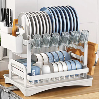 【SG Stock】Plate rack Dish rack Dish drying rack with Holder Dish ...