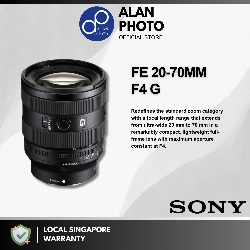 Sony FE 20-70mm F4 G Lens [SEL2070G] For Sony FE | Sony Singapore ...