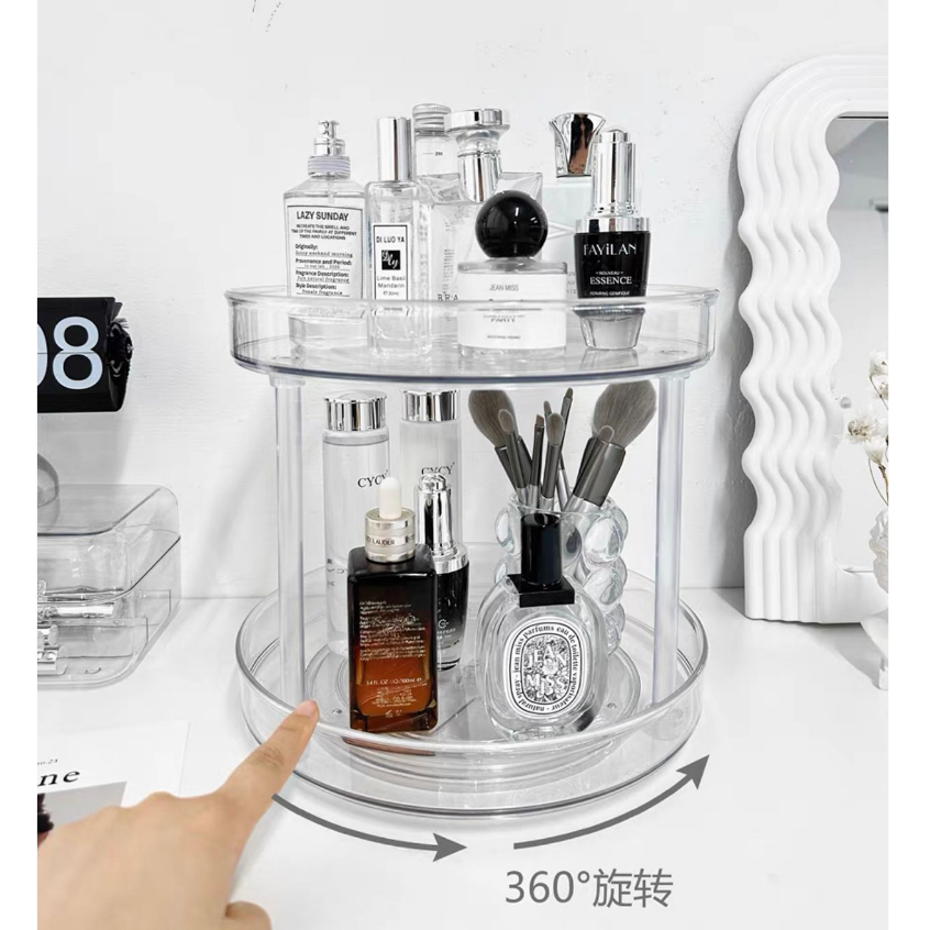 *SG Stock* 360 Rotating Makeup Rack Cosmetics Organizer Storage Rack ...