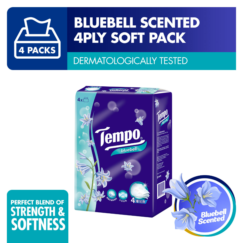 TEMPO Bluebell Scented Tissue | Shopee Singapore