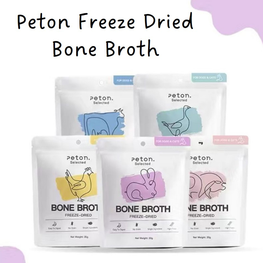 Peton Freeze Dried Bone Broth For Cats and Dogs ( Ready Stocks Ships ...