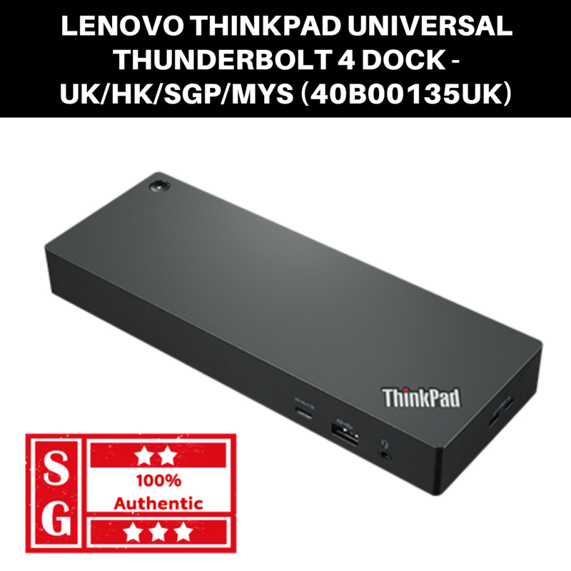 Lenovo ThinkPad Universal Thunderbolt 4 Dock - UK/HK/SGP/MYS 40B00135UK ...