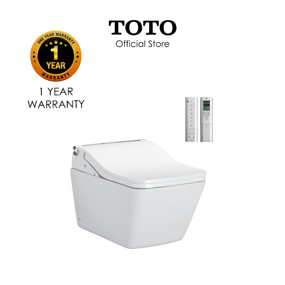 TOTO CONTEMPORARY II Wall Hung Toilet Bowl CW522HME5U with Washlet SW ...