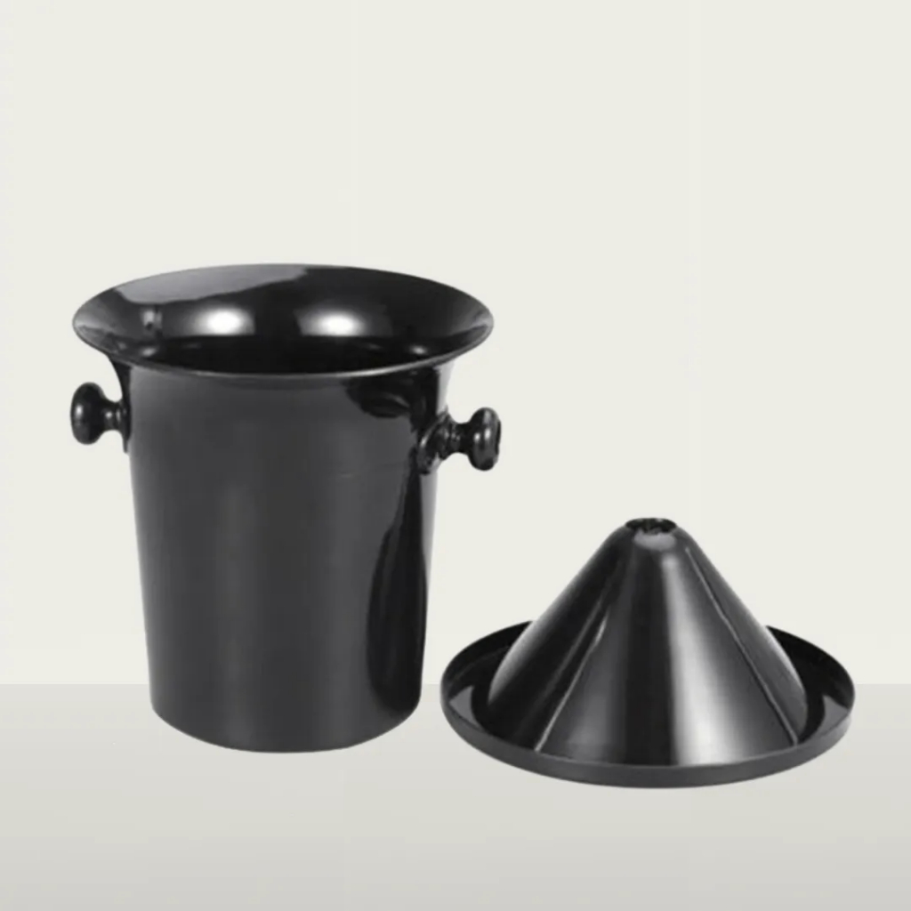 3L Black Tie Plastic Spitting Barrel with Funnel Lid | Shopee Singapore