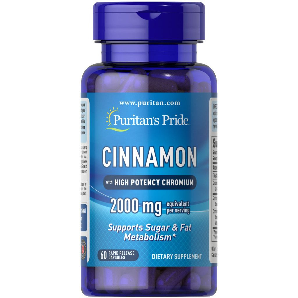 [NEW] Puritan's Pride Cinnamon Complex with High Potency Chromium 2000 ...