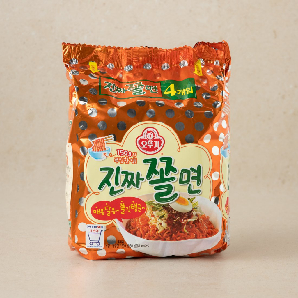 [Ottogi] Jinjja Jjolmyeon 150g x 4p 진짜쫄면 멀티팩 | Shopee Singapore