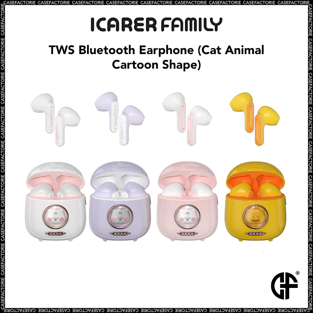 iCarer Family® TWS Bluetooth Earphone (Cat Animal Cartoon Shape ...