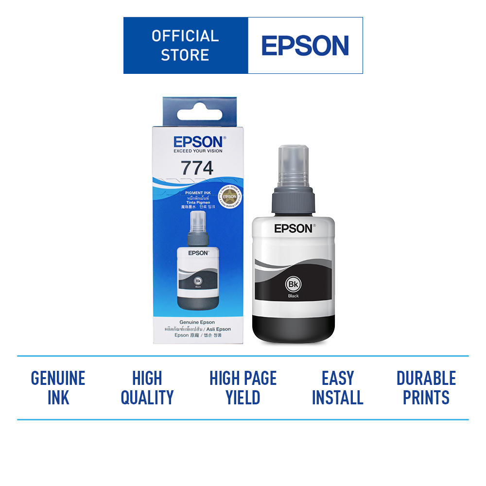 Epson T774 Ink Bottle for L605, L655, L1455, M100, M105, M200, M205 ...