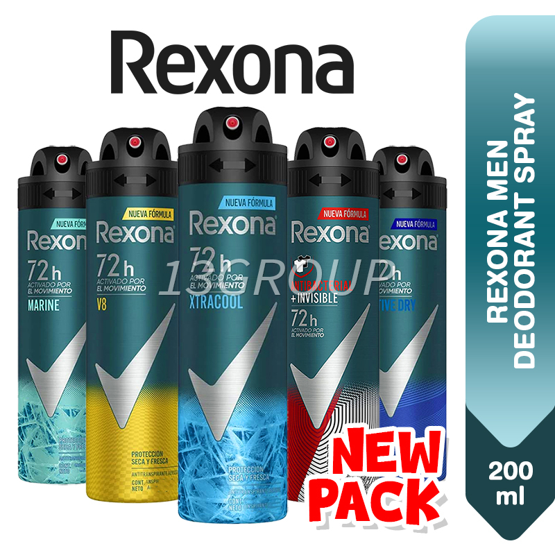 Rexona Men Deodorant Spray Anti Perspirant, 200ml | Shopee Singapore
