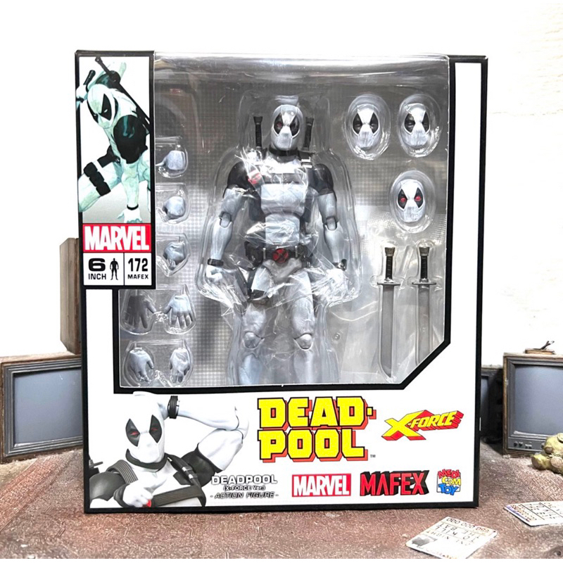 Medicom Mafex Miracle Action Figure Marvel X-men X-Force Deadpool ...