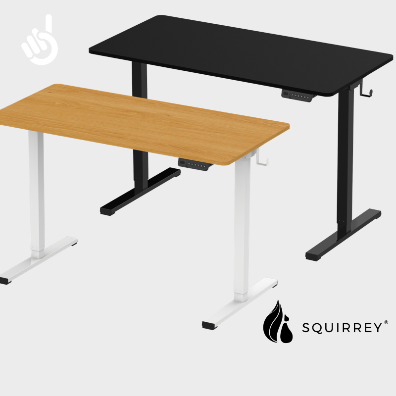 Squirrey Electric Height Adjustable Desk Advanced Version [ 120x60cm ...